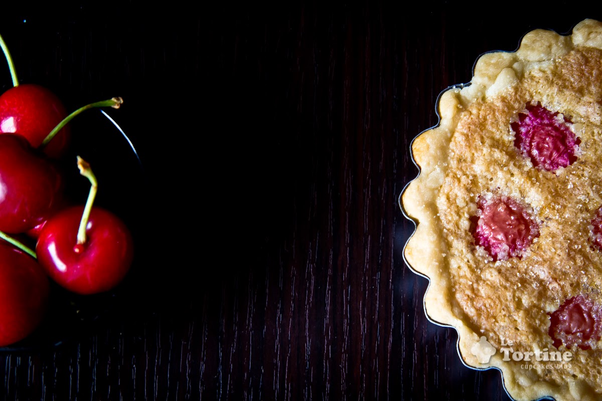 Crostatine frangipane e ciliegie - Le Tortine - home made bakery