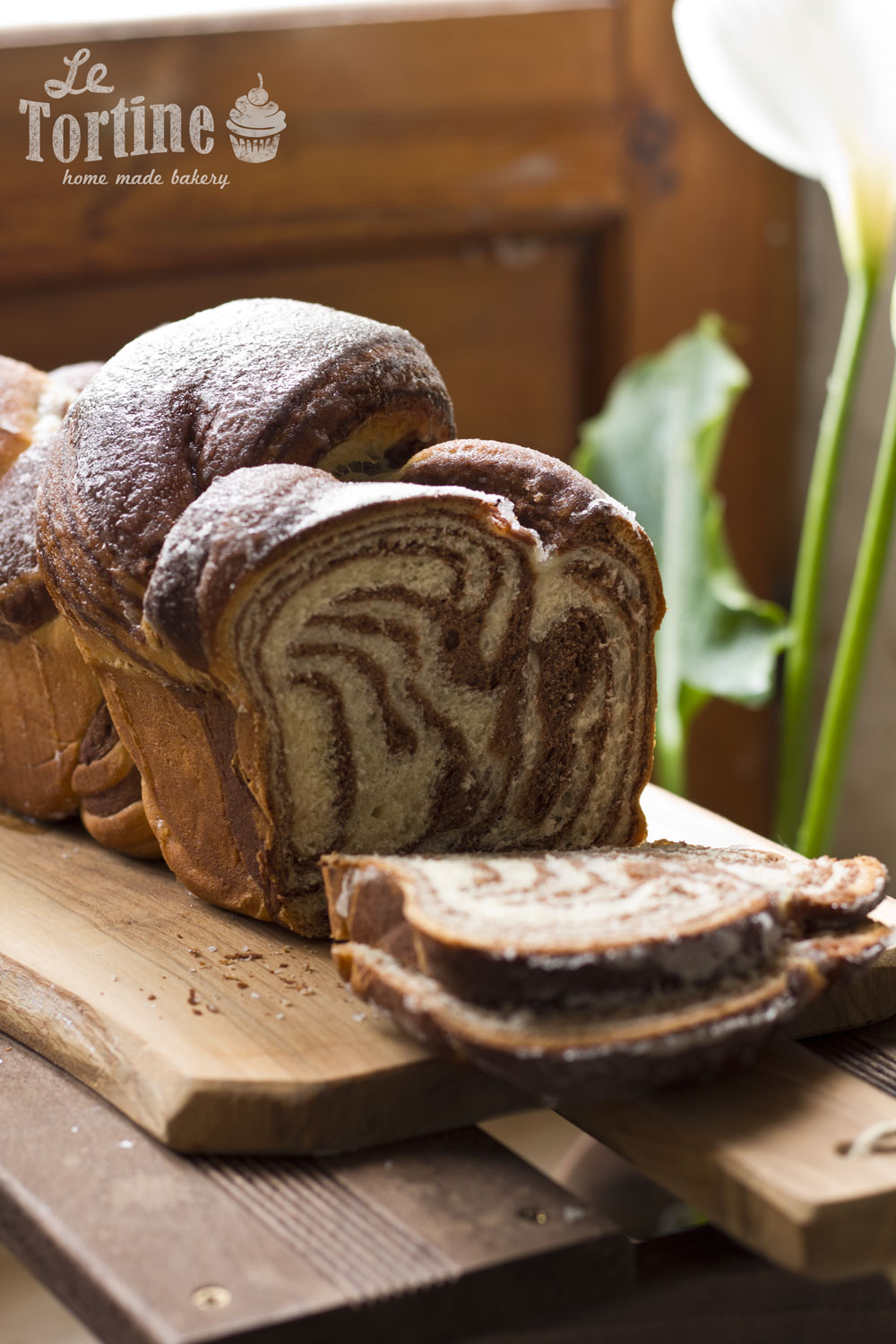 Pandolce bicolore - Le Tortine - home made bakery