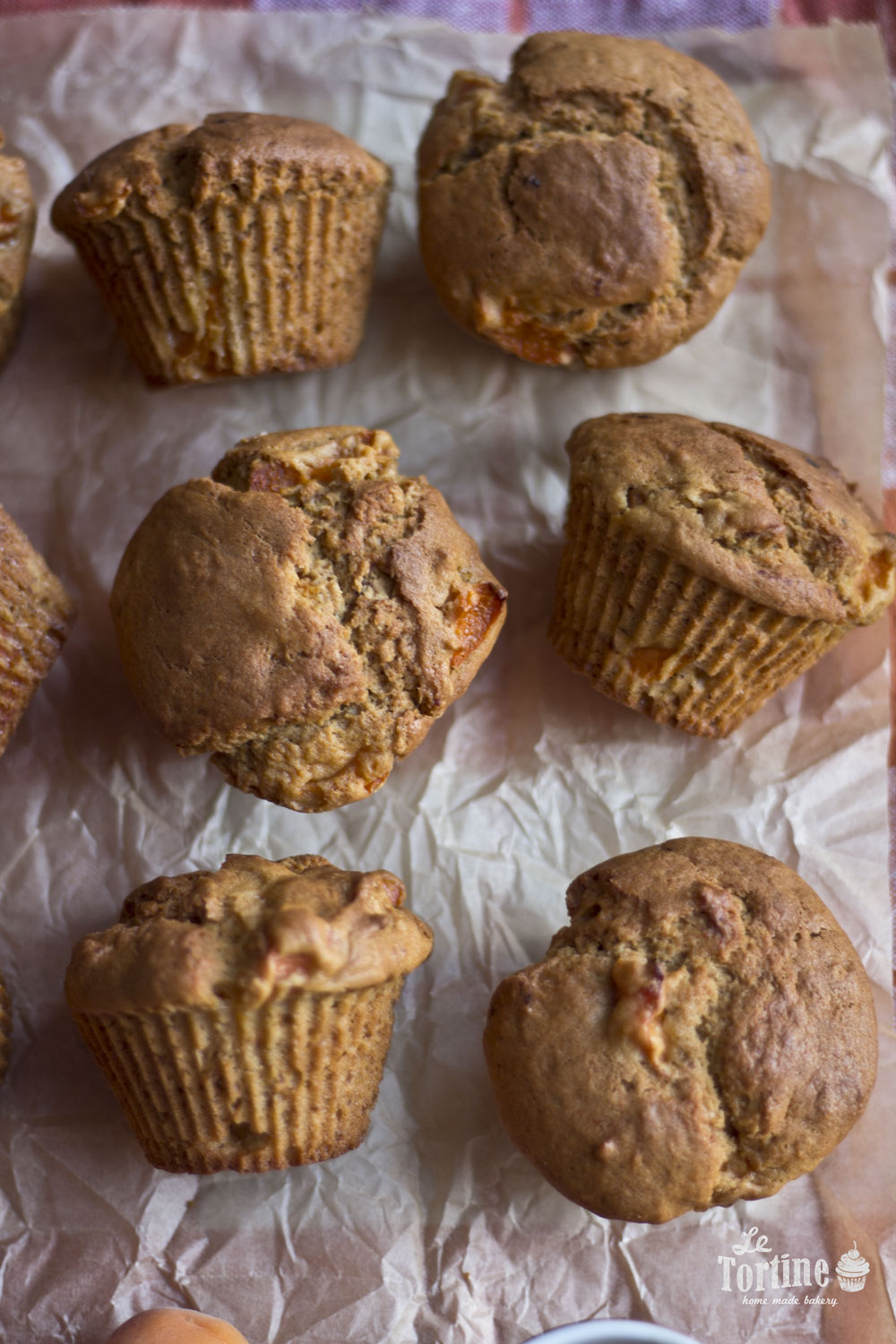 Muffin albicocca e caffè - Le Tortine - home made bakery