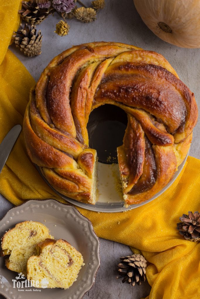 Angelica alla zucca con crema di marroni - Le Tortine - home made bakery